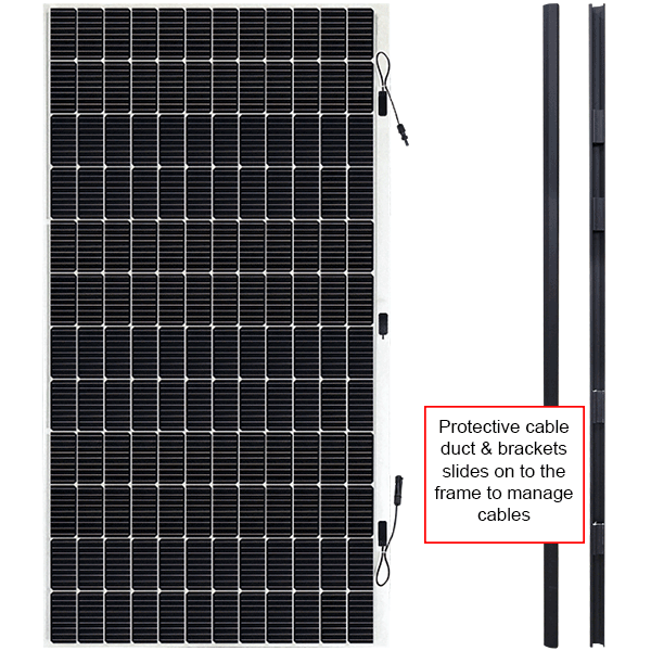 Sunman SMF430F-12X12UW 430 Watt eArc Frameless Flexible Mono Solar Pan ...